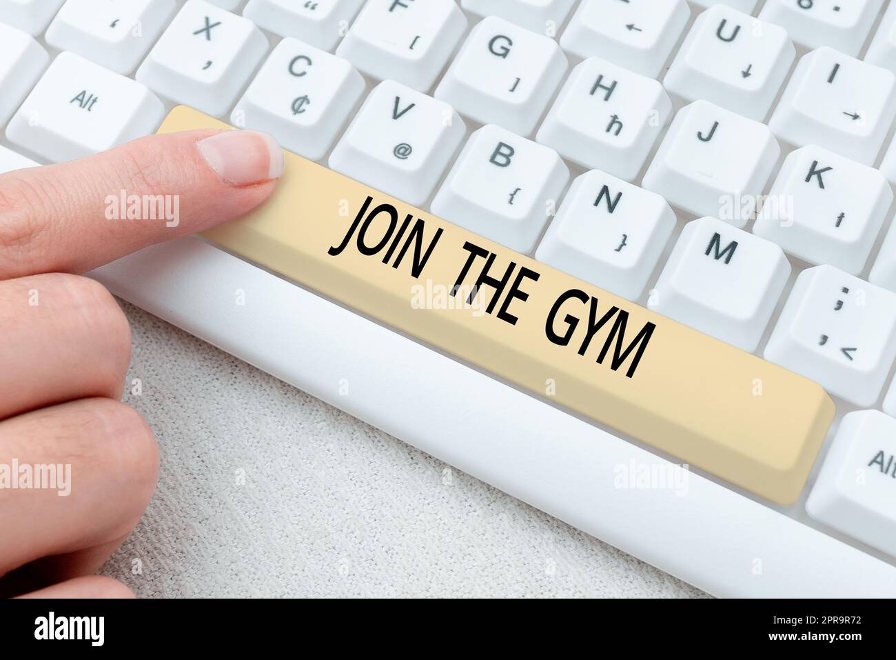 Sign displaying Join The Gym. Business showcase Motivation to start ...