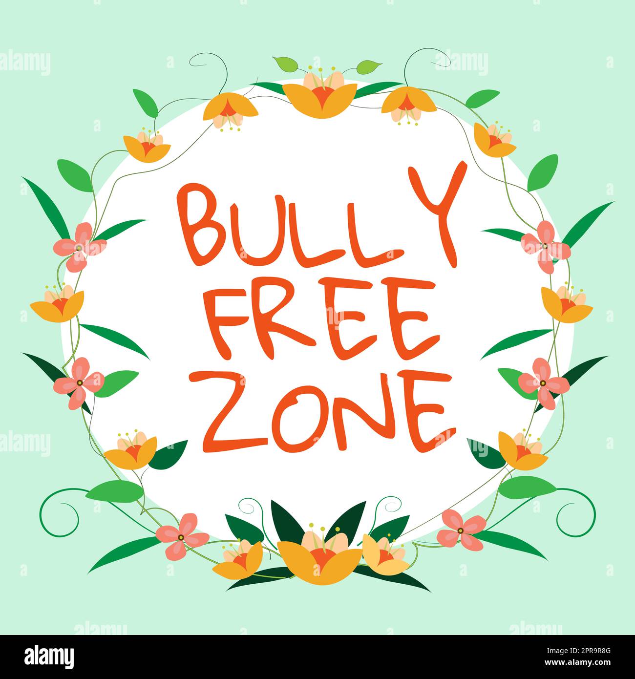 Writing displaying text Bully Free Zone, Business showcase Be ...
