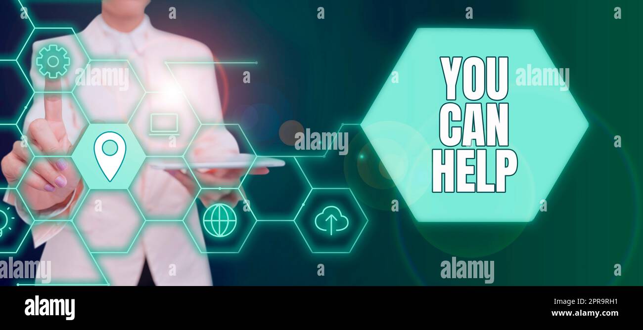 Inspiration showing sign You Can Help. Internet Concept Be a volunteer ...