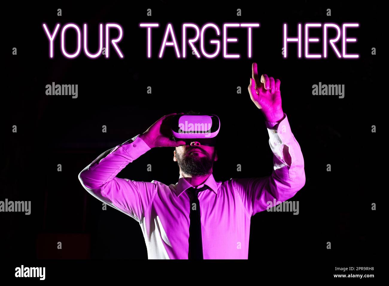 Conceptual display Your Target Here. Conceptual photo Be focused on ...