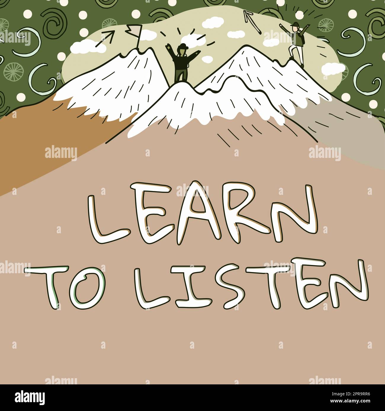 Text showing inspiration Learn To Listen, Word Written on Able to ...