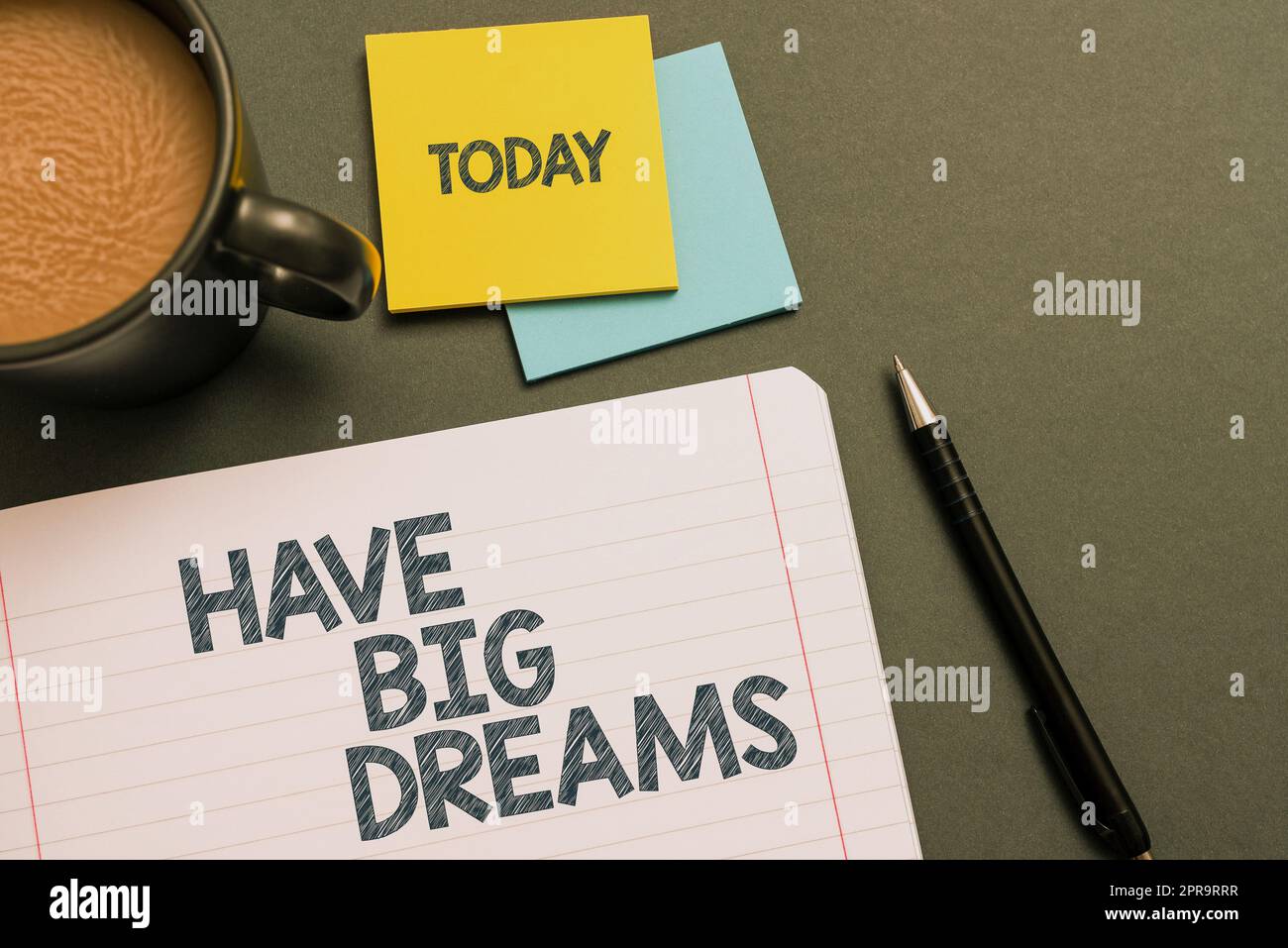 Text sign showing Have Big Dreams. Business concept Inspiration to ...