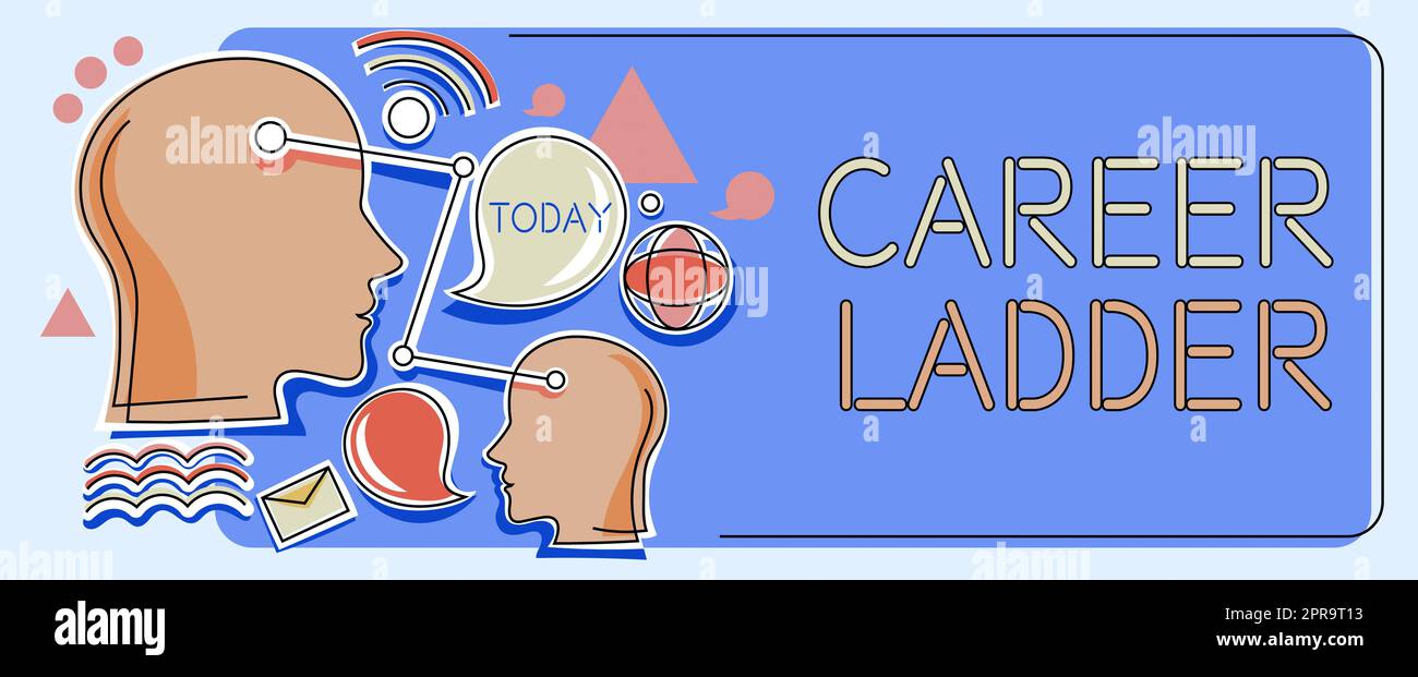 Handwriting text Career Ladder, Word for Job Promotion Professional ...