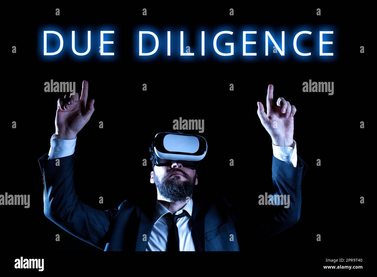 Hand writing sign Due Diligence. Word Written on Comprehensive ...