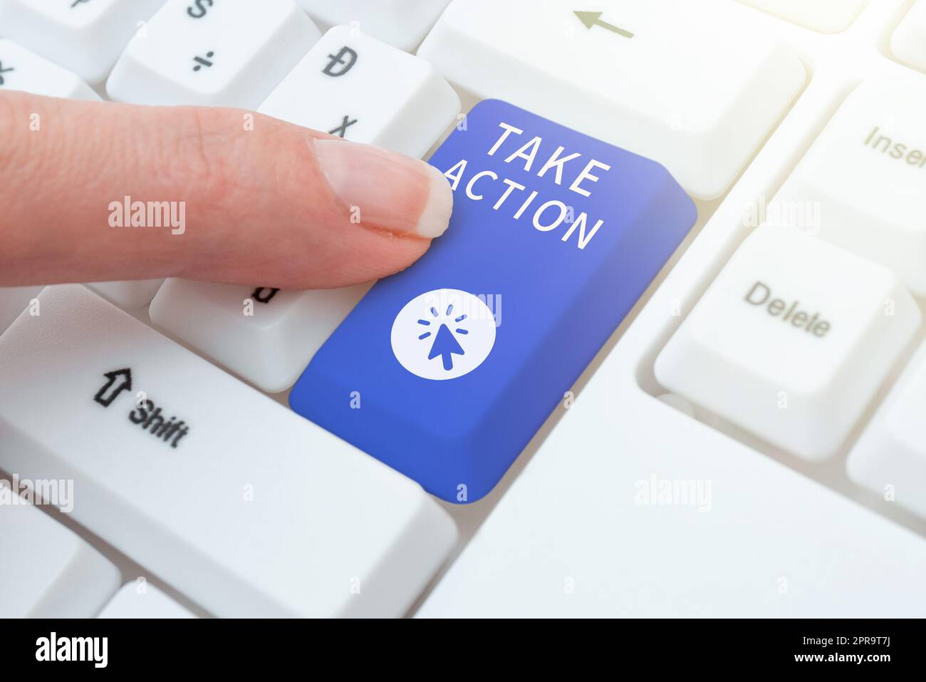 Sign displaying Take Action. Business concept Supporting what you say ...