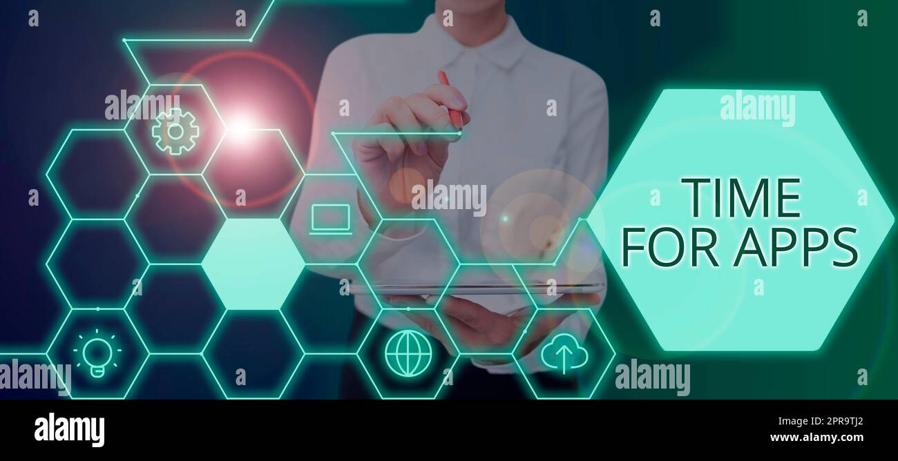 Inspiration showing sign Time For Apps. Conceptual photo The best ...