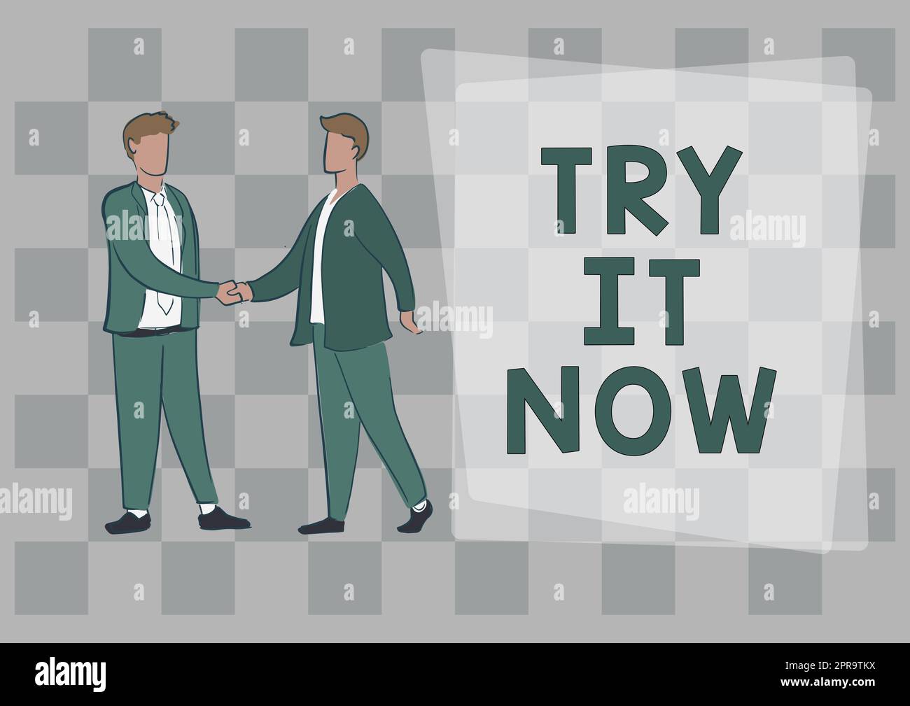 Writing displaying text Try It Now, Business overview Free trial of ...