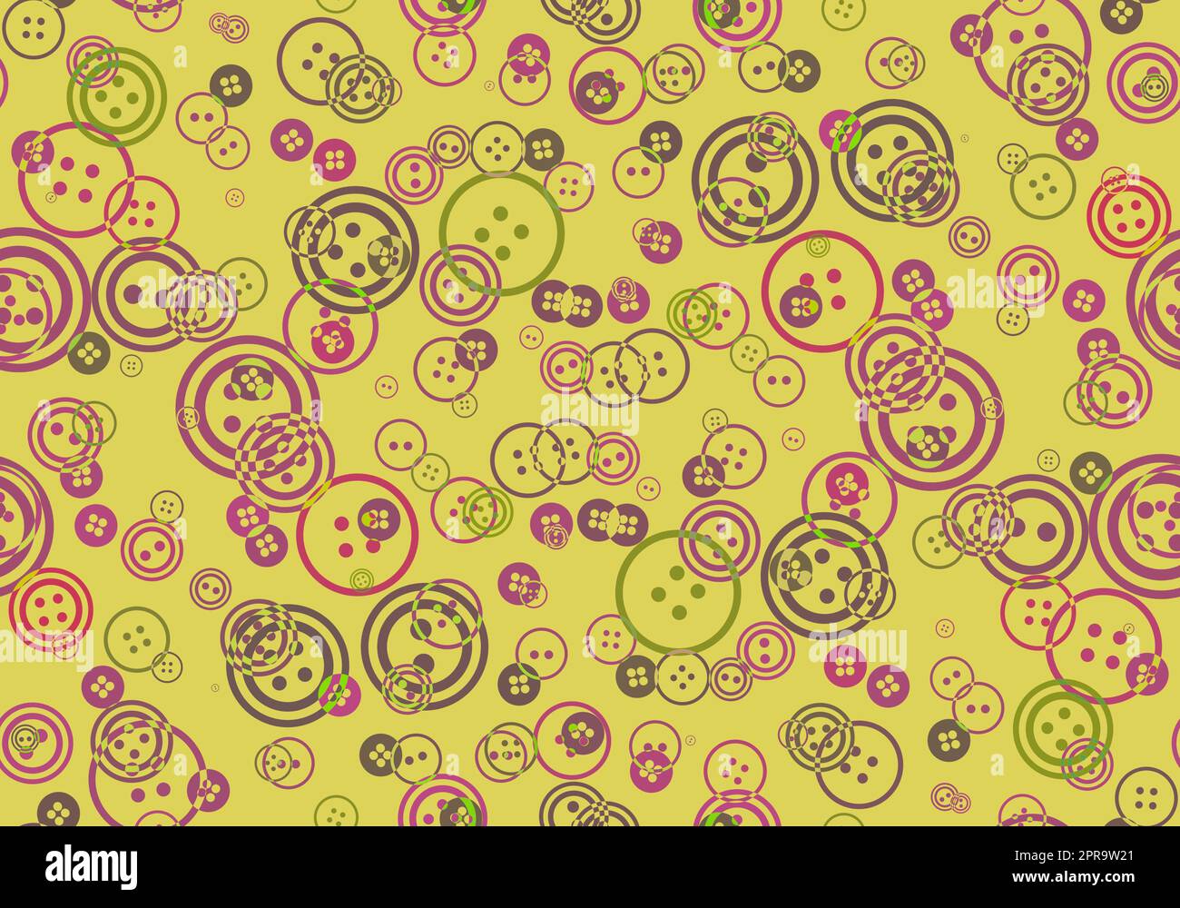 Sewing buttons and pins seamless hobbies pattern for fabrics and linens ...