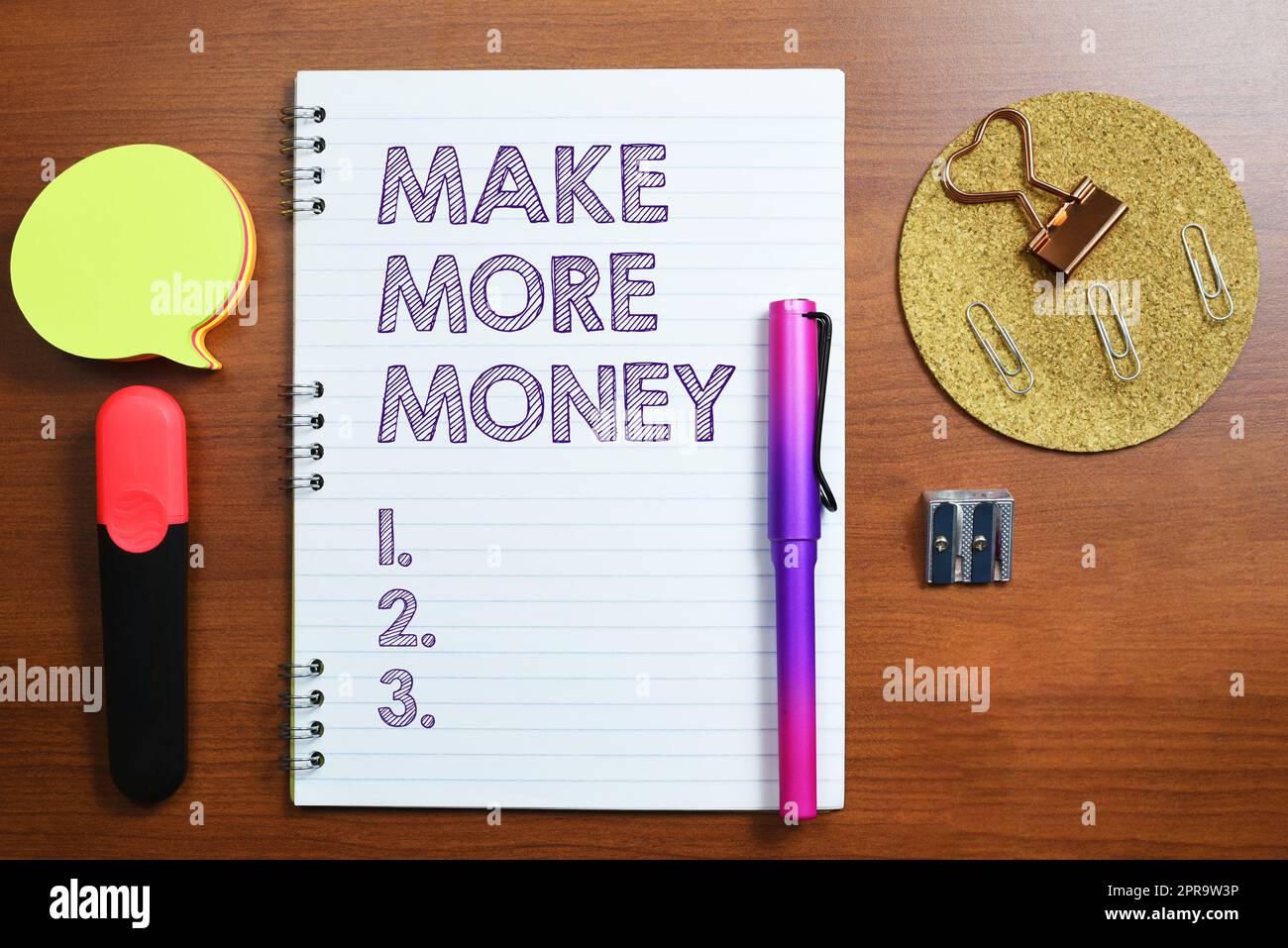 Sign displaying Make More Money. Internet Concept Increase your incomes ...