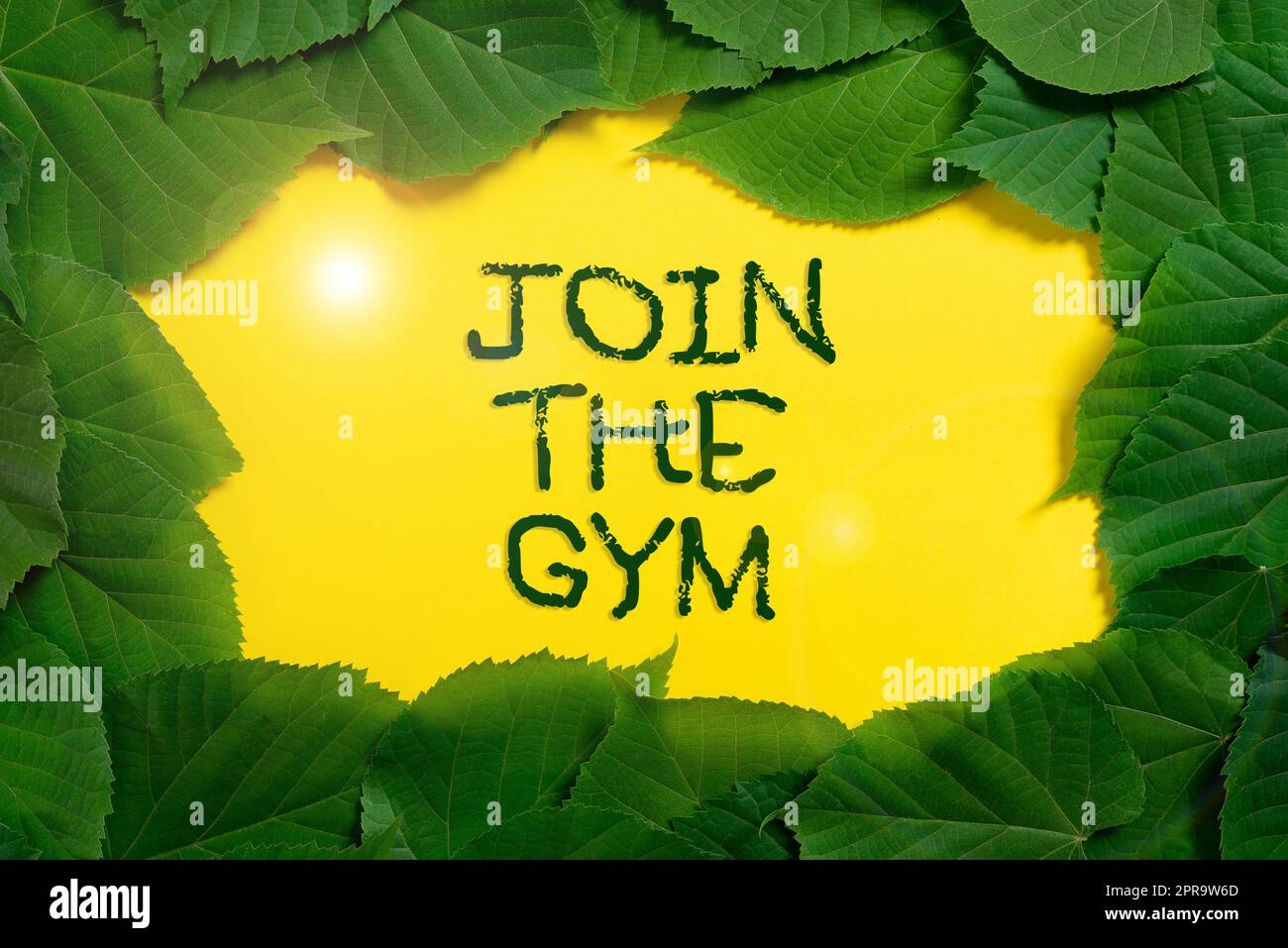 Text sign showing Join The Gym. Conceptual photo Motivation to start ...