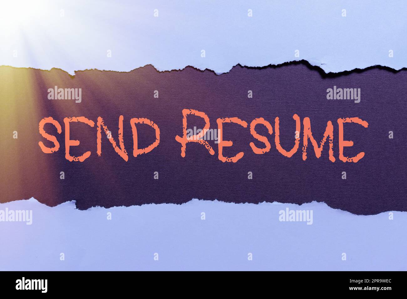 Writing displaying text Send Resume. Concept meaning brief account ...