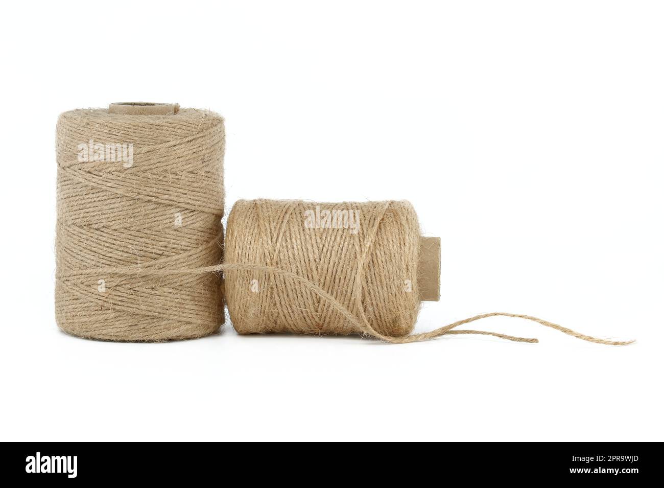Jute burlap twine spool hi-res stock photography and images - Alamy
