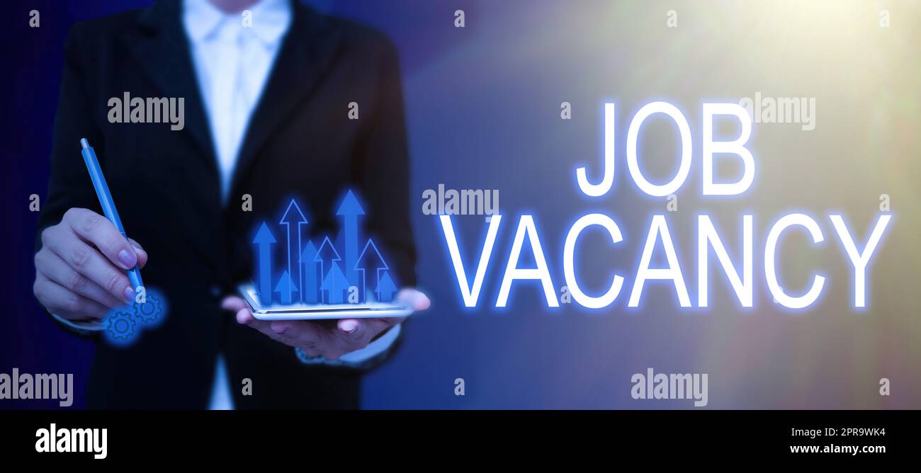 Conceptual display Job Vacancy. Internet Concept empty or available ...