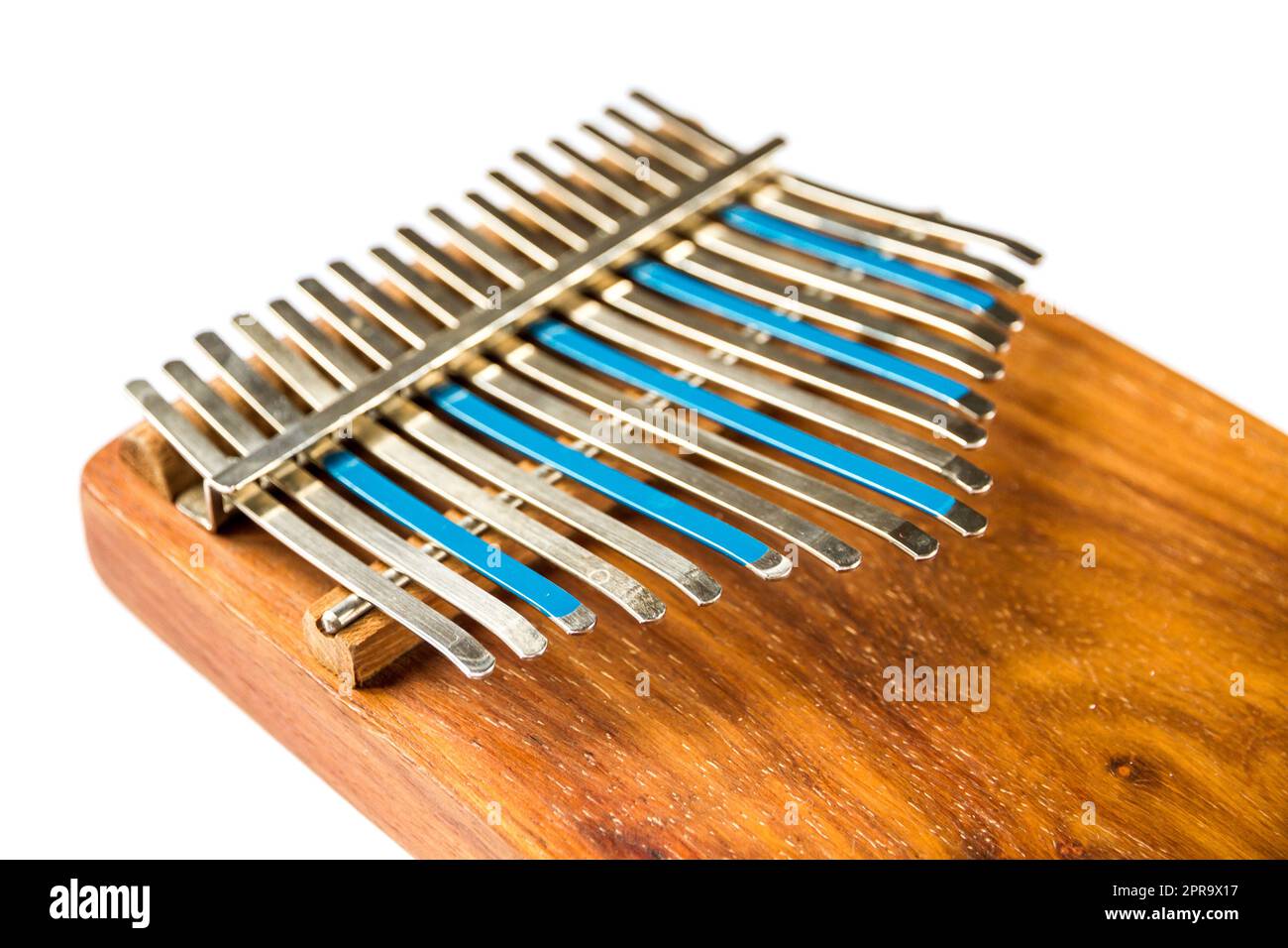 Traditional wooden kalimba isolated on white Stock Photo - Alamy