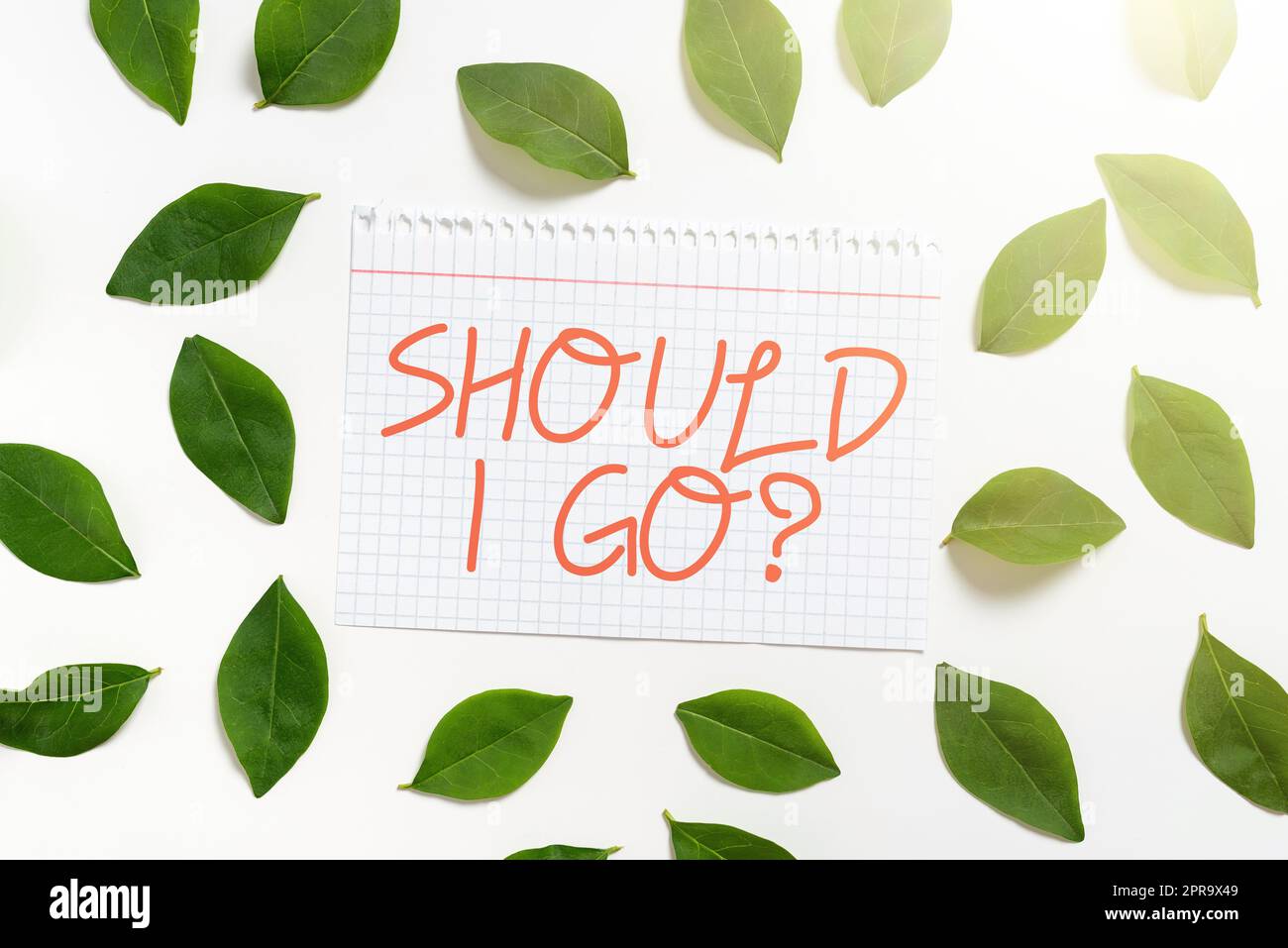 Sign displaying Should I Go. Business overview Looking for reasons to ...