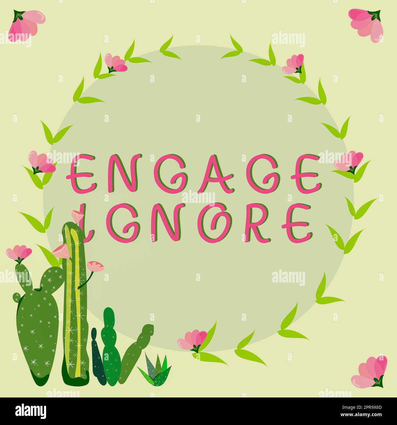 Hand writing sign Engage Ignore, Concept meaning Silent Treatment ...