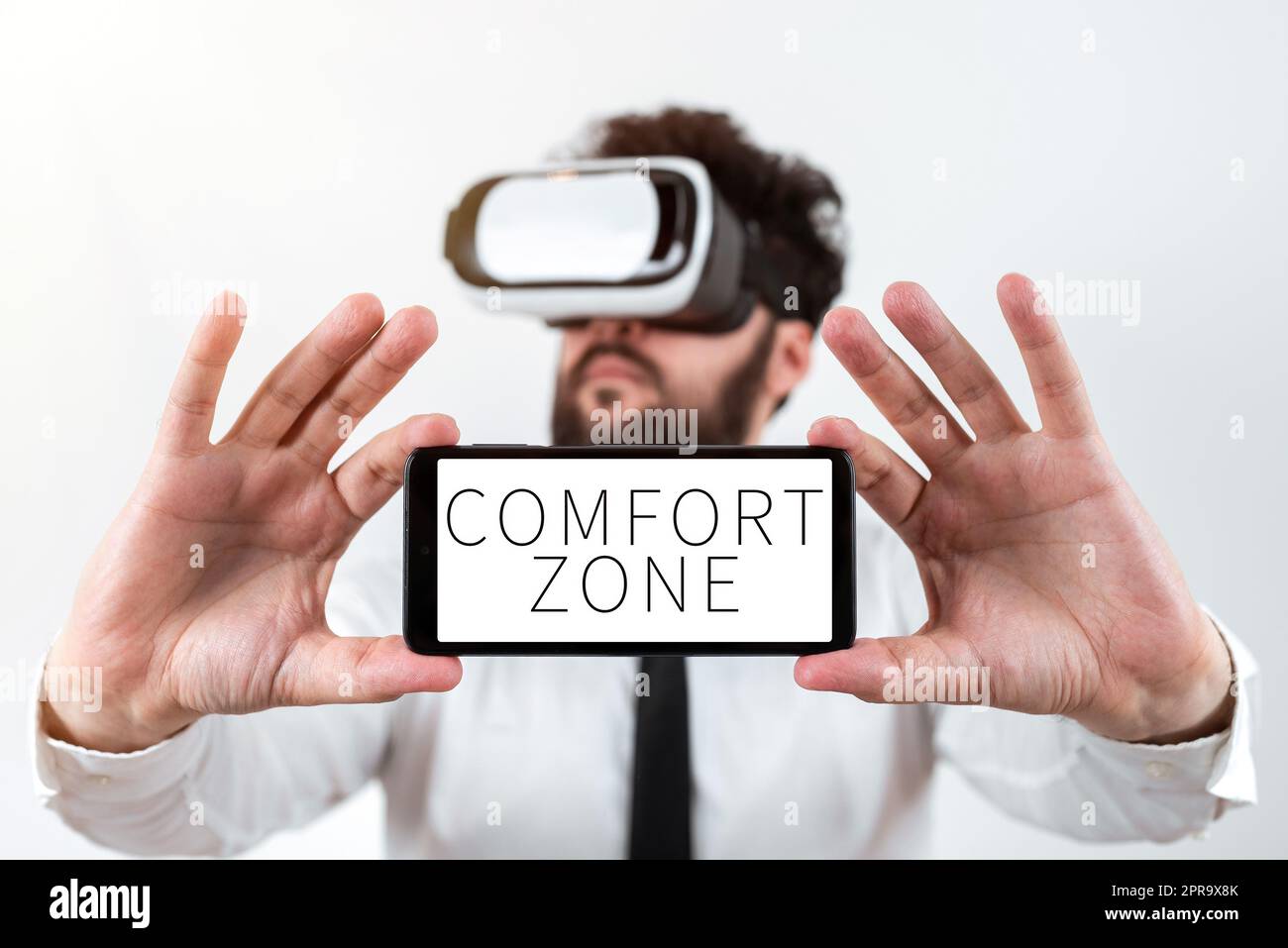 Conceptual caption Comfort Zone. Word Written on A situation where one ... Conceptual caption Comfort Zone. Word Written on A situation where one ...
