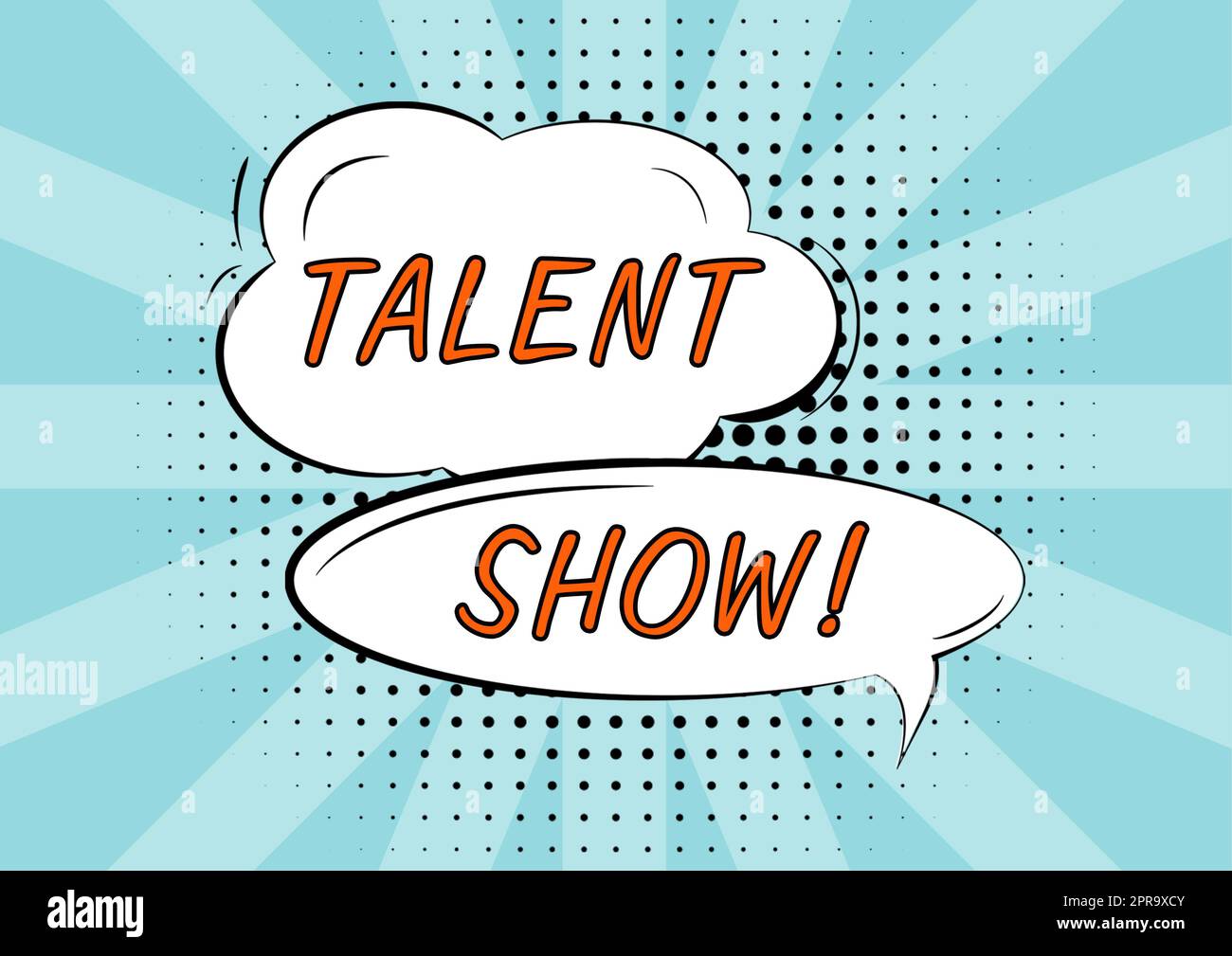 Conceptual caption Talent Show, Business idea Competition of ...