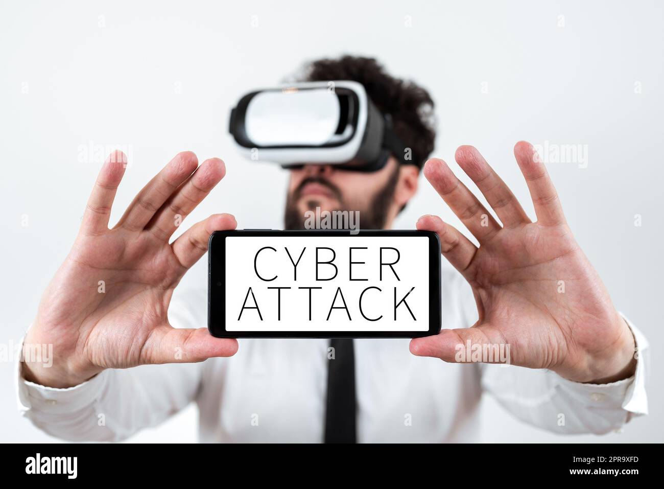 Writing displaying text Cyber Attack. Business overview An attempt by ...