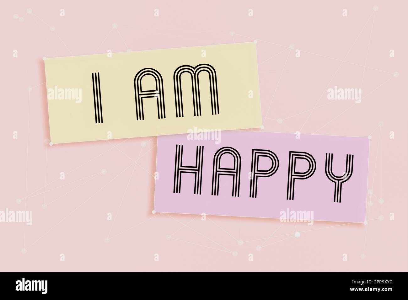 Handwriting text I Am Happy. Business overview To have a fulfilled life ...