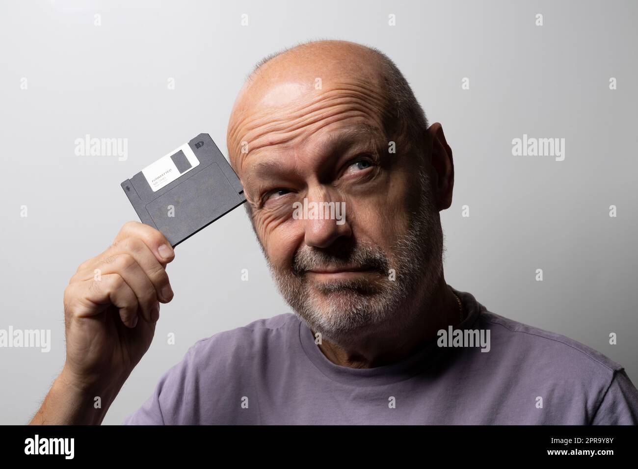 old floppy disk for data storage Stock Photo - Alamy