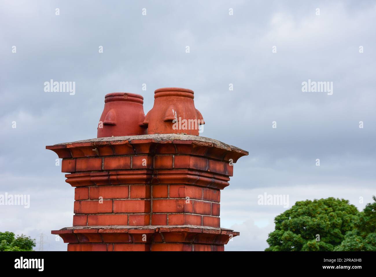 Chimney brick decorative stack hi-res stock photography and images - Alamy