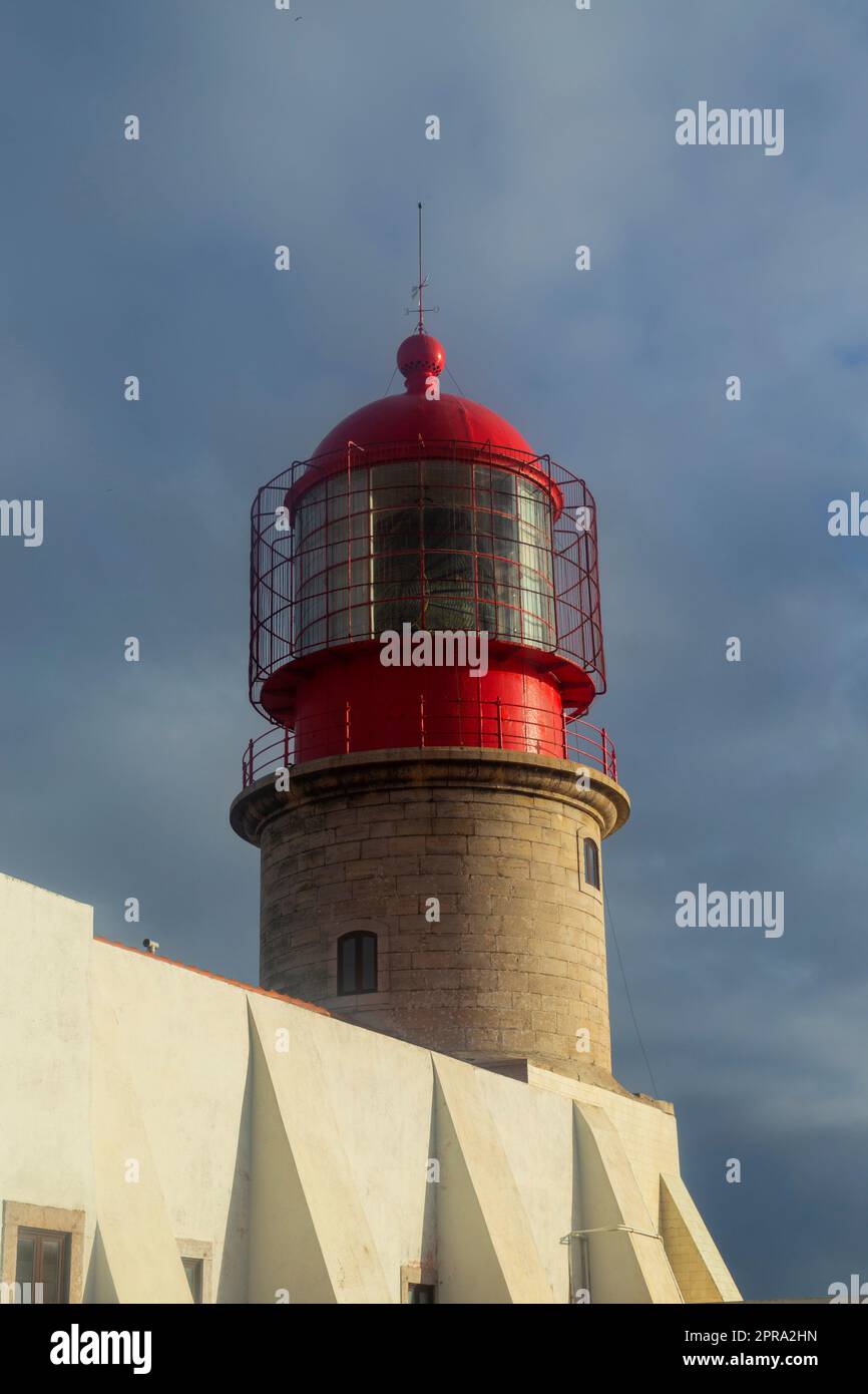 Cabo de Sao Vicente Lighthouse Stock Photo - Alamy