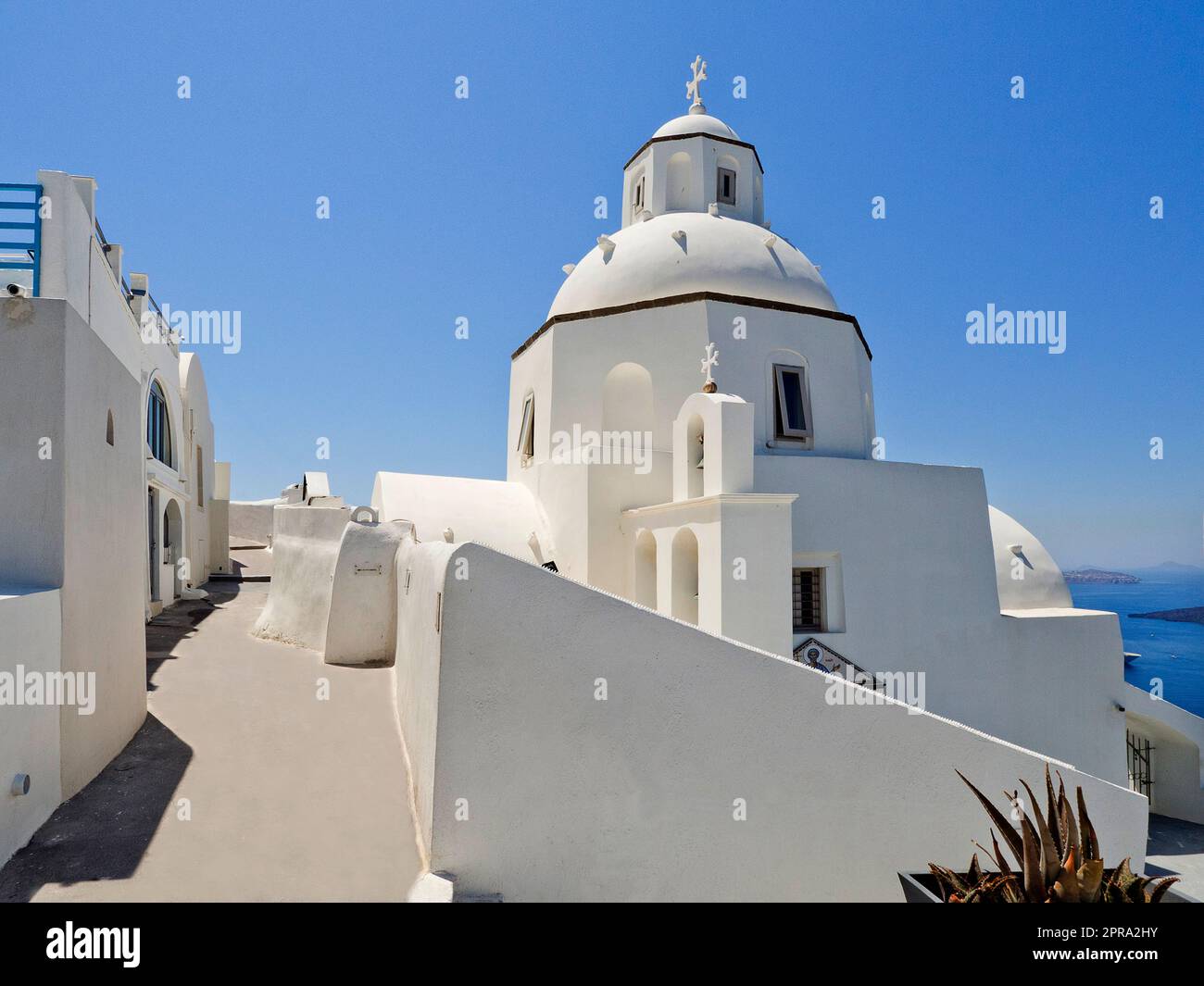 Greece, Santorini, Thira Stock Photo - Alamy