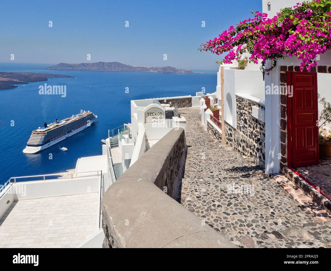 Greece, Santorini, Thira Stock Photo - Alamy