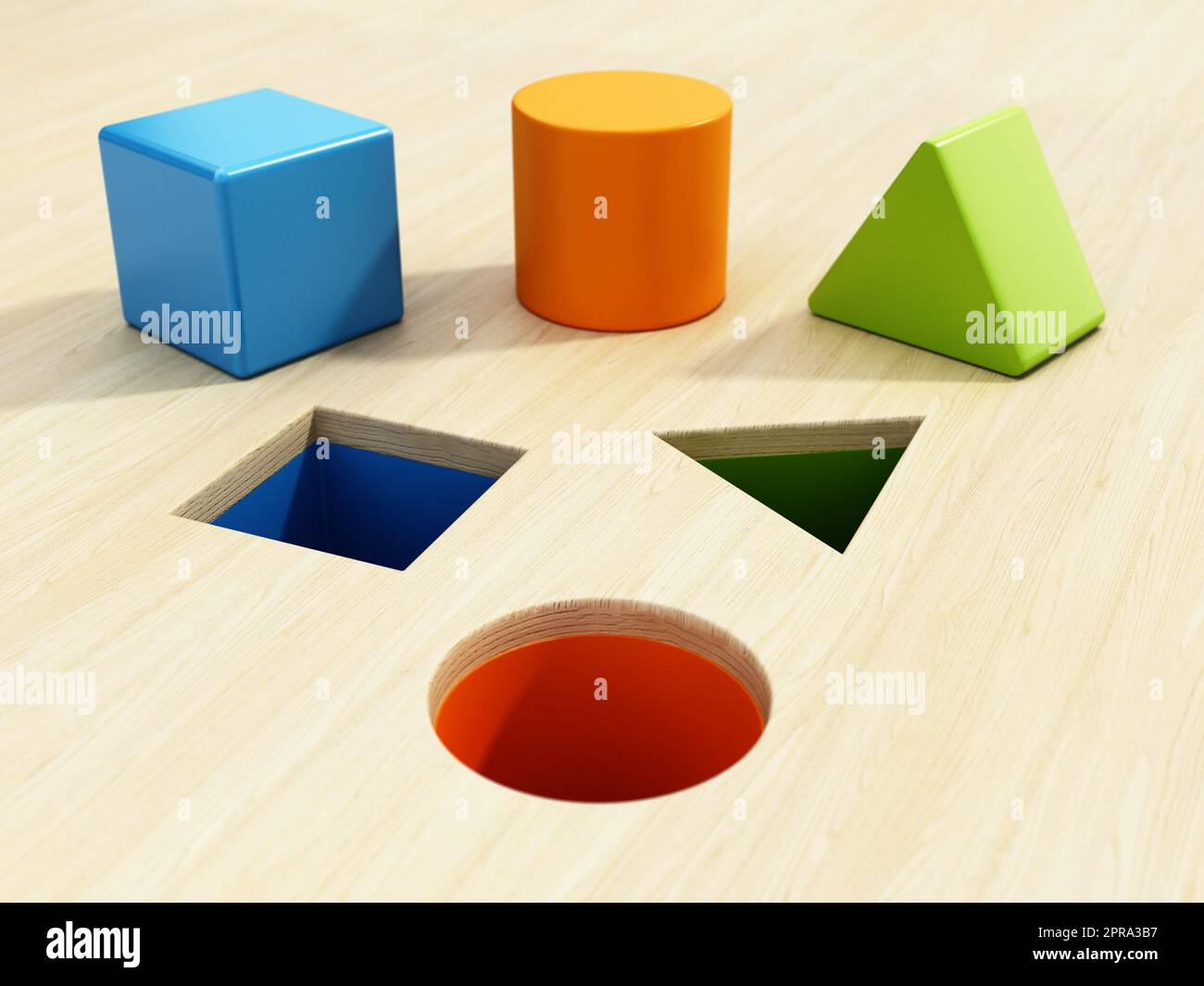 Geometric shape sorter hi-res stock photography and images - Alamy