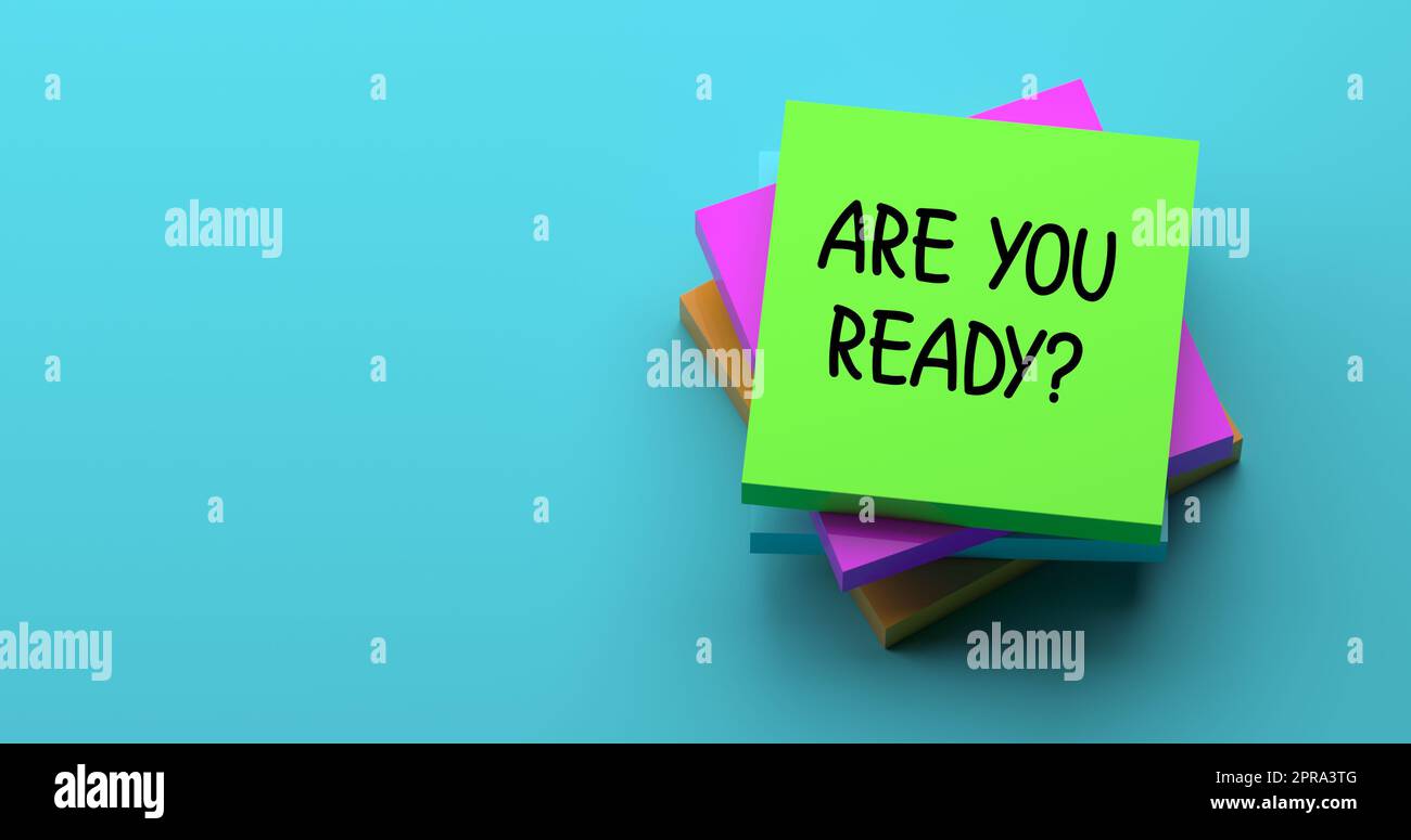 Are you ready Stock Photo - Alamy