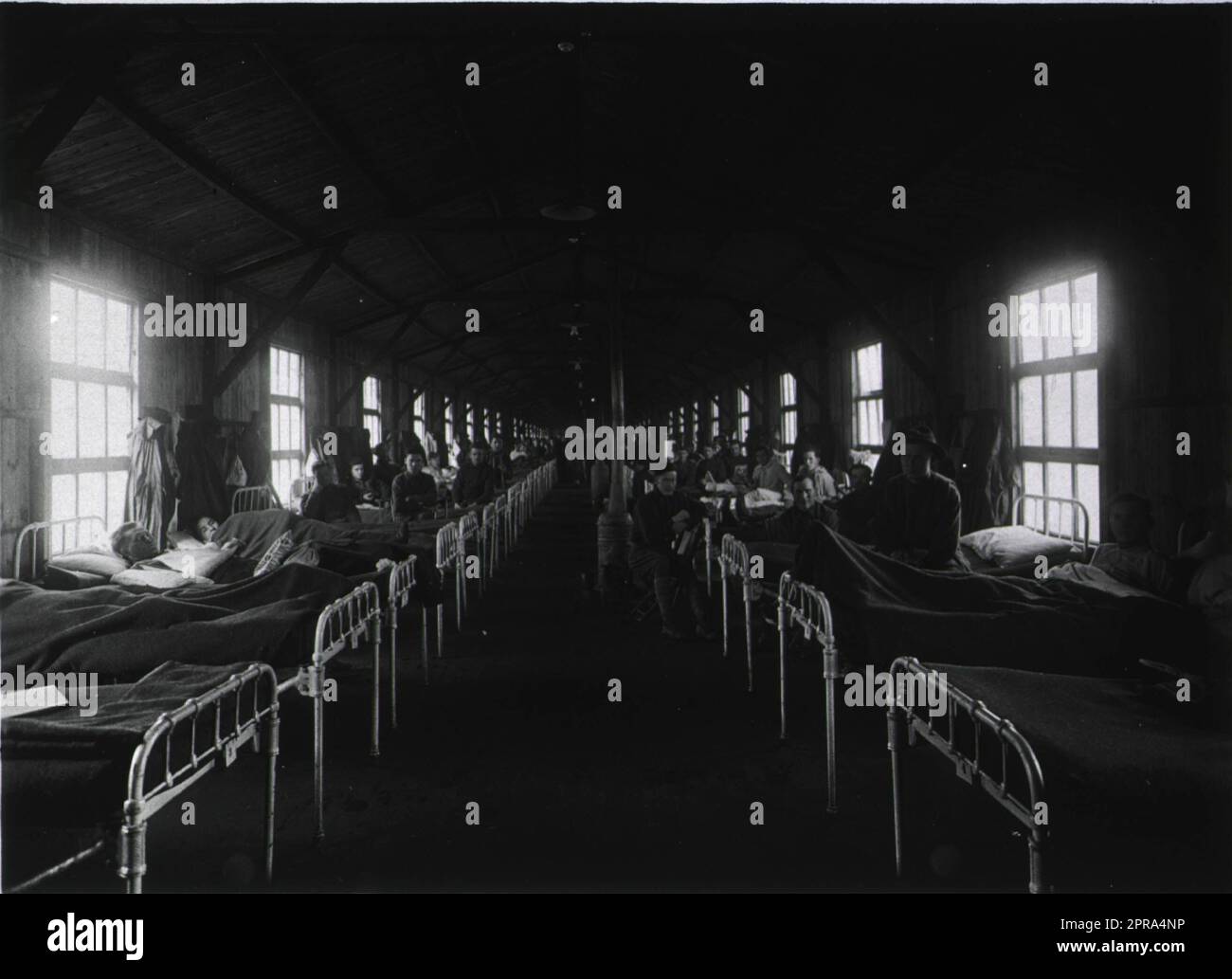 U. S. Army Base Hospital Number 69, Savenay, France: Ward C-8 for ...