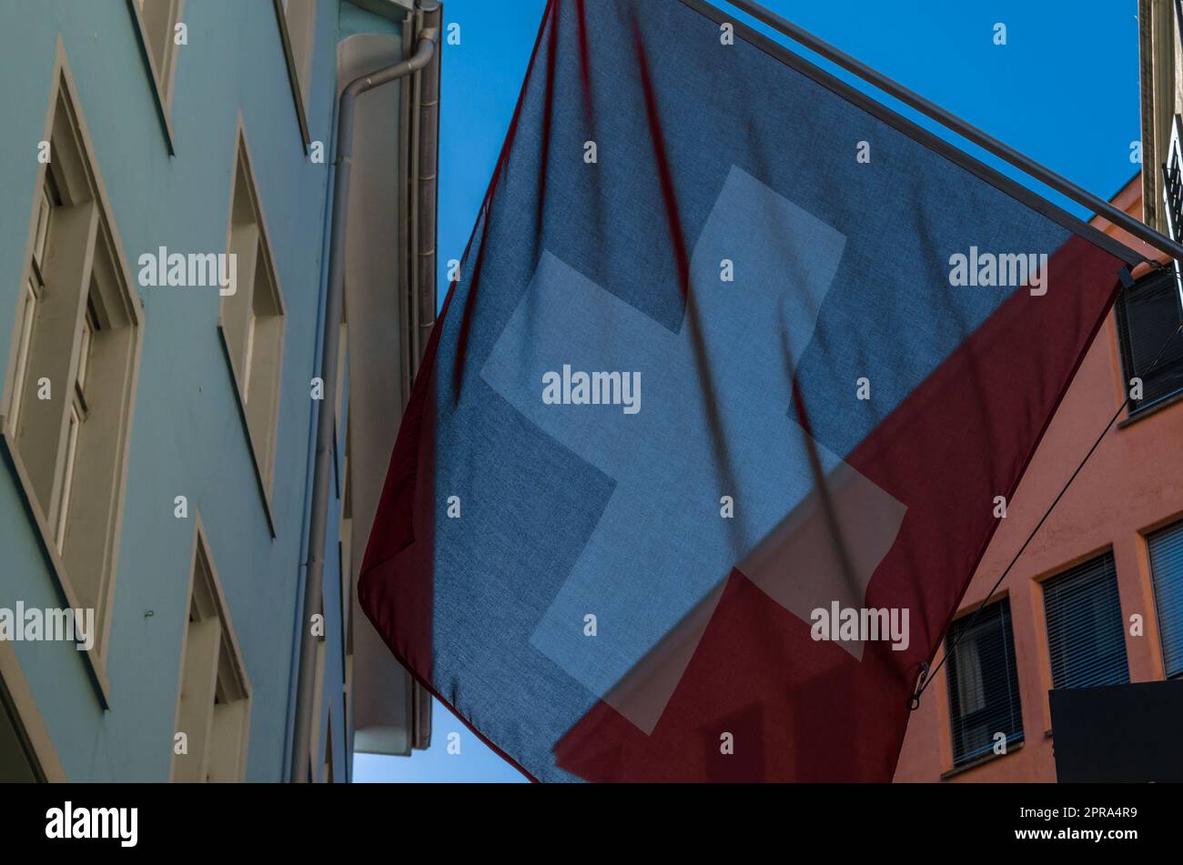 Swiss traditional flag hi-res stock photography and images - Alamy