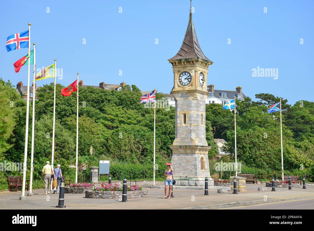 The Queen Victoria Diamond Jubilee Clock Tower on the Esplanade ...