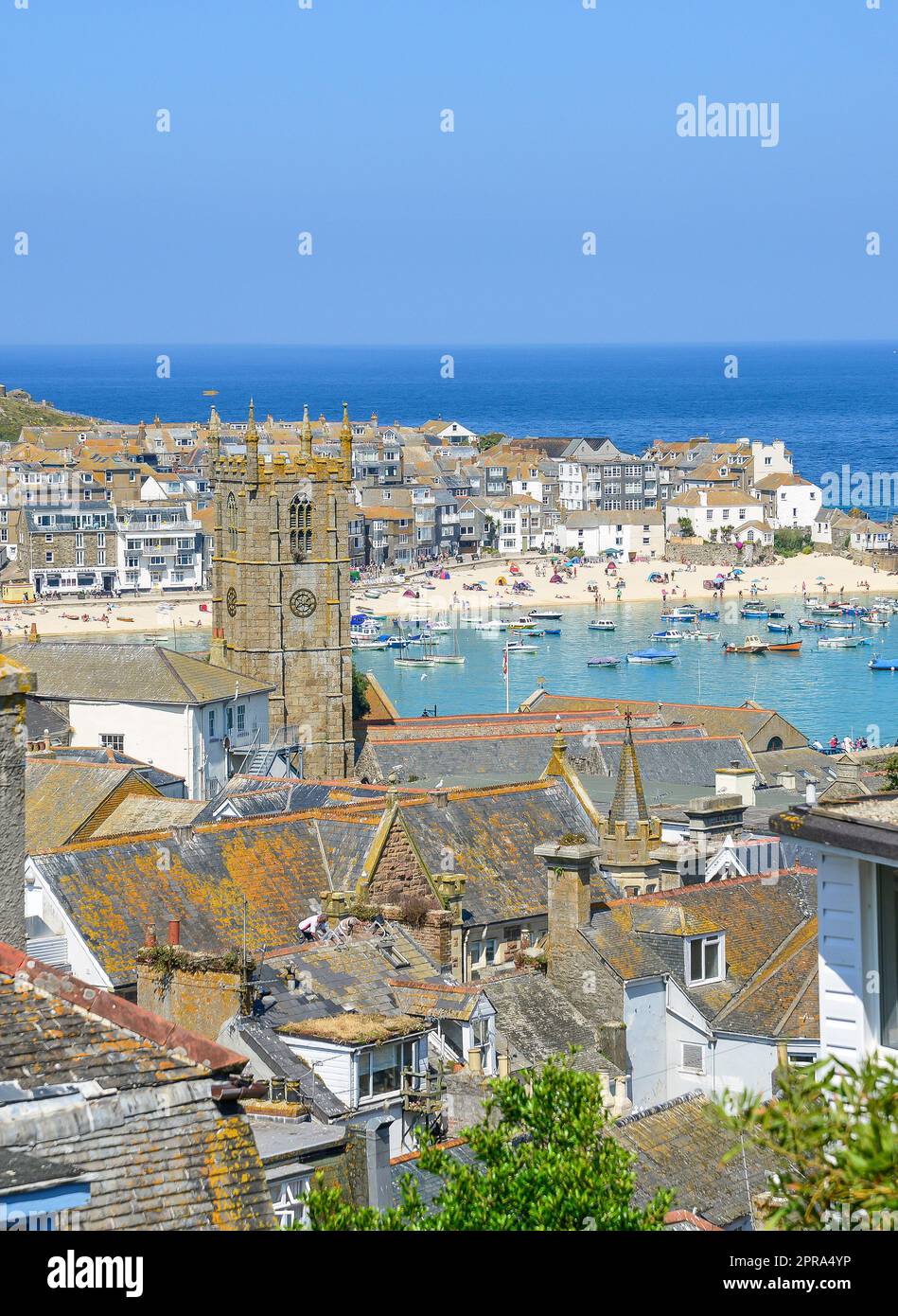 View fishing harbour st hi-res stock photography and images - Alamy