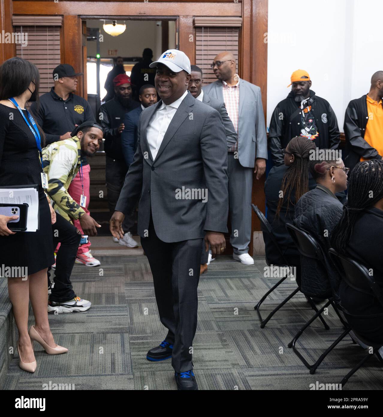 Newark, New Jersey, USA. 26th Apr, 2023. Newark Mayor RAS BARAKA, D-NJ ...
