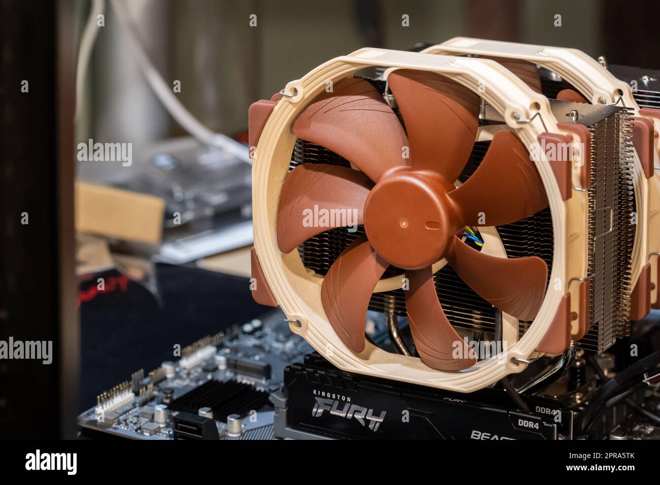 Noctua DS-15 high end modern efficient CPU cooler, processor air ...