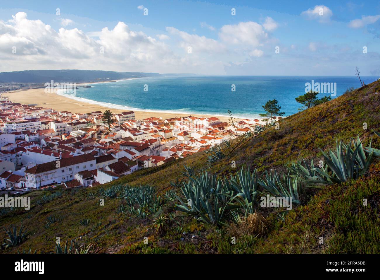 Nazare town or village (being fishing village but now suppose touristic ...