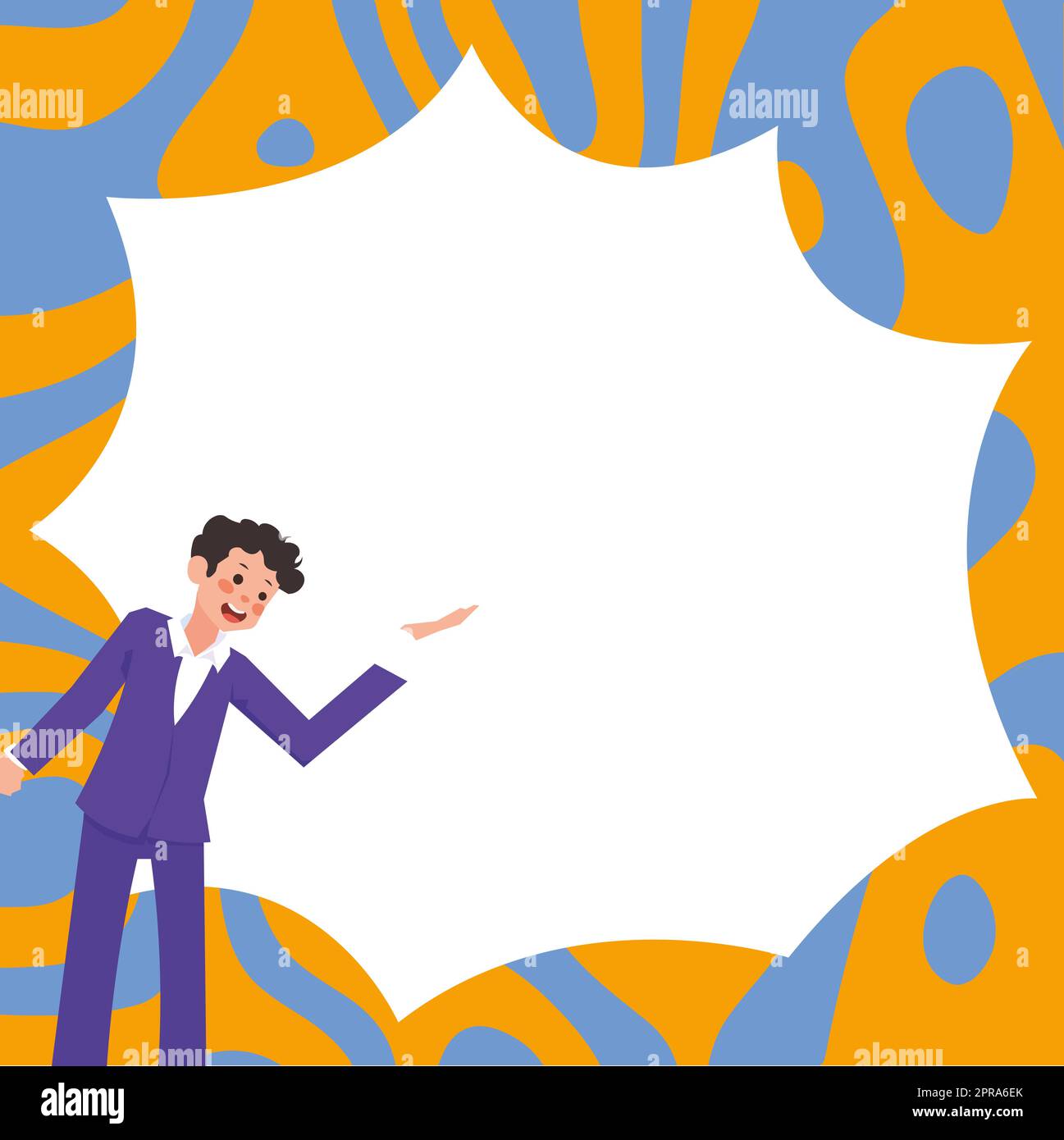 Instructor Drawing Pointing Stick On Empty Whiteboard While Holding Cup ...