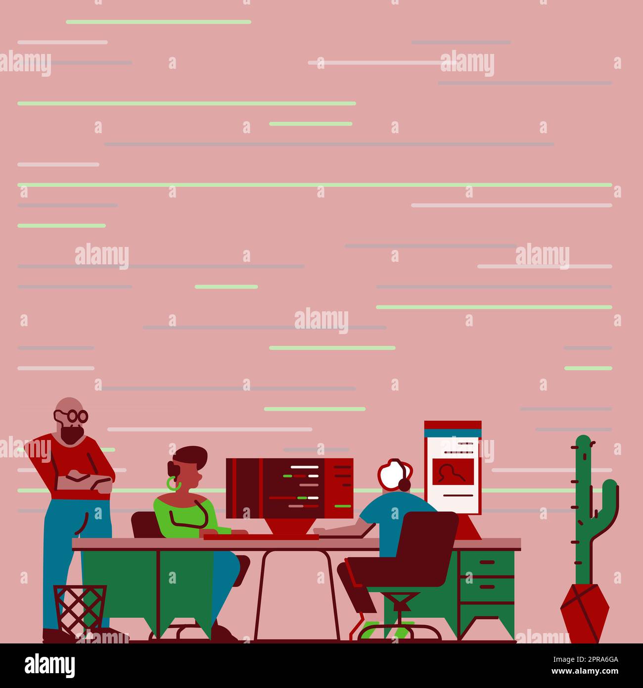 Virtual classroom adult Stock Vector Images - Alamy