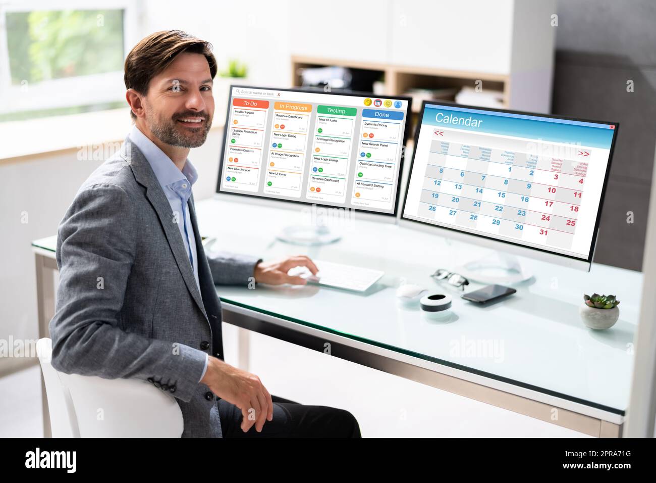 Business Schedule Calendar Stock Photo - Alamy