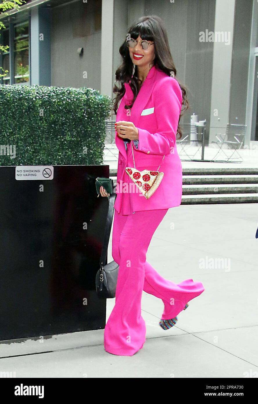 April 26. 2023 Jameela Jamil out and about Midtown in New York. April ...