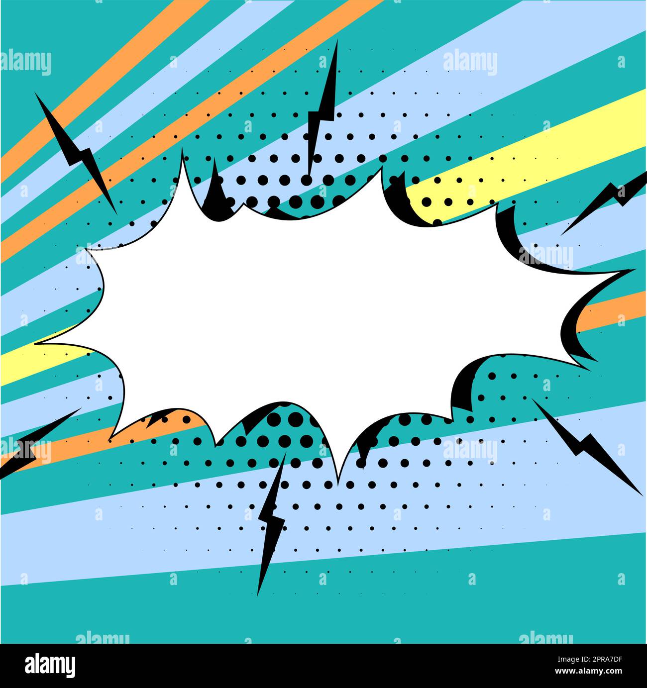 Comics Design Frames. Beautiful Photo Frame Set With Boom Bubbles For ...