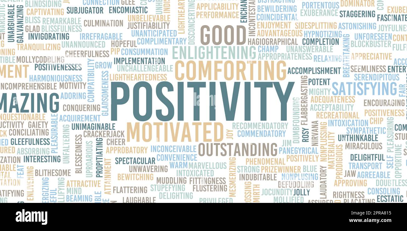 Think Positive or Thinking as an Optimist Stock Photo - Alamy