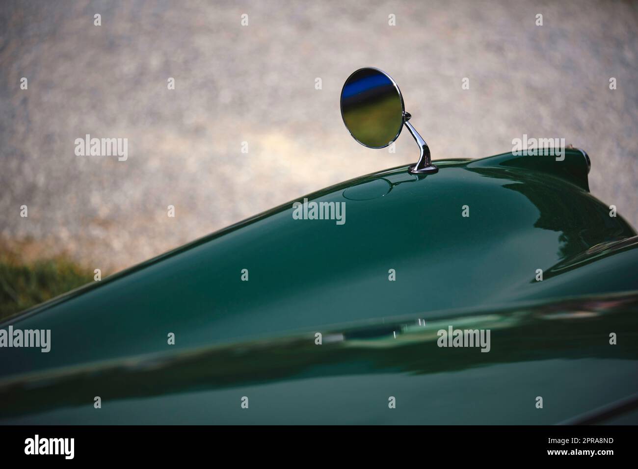 Rear view mirror of vintage car hi-res stock photography and images - Alamy