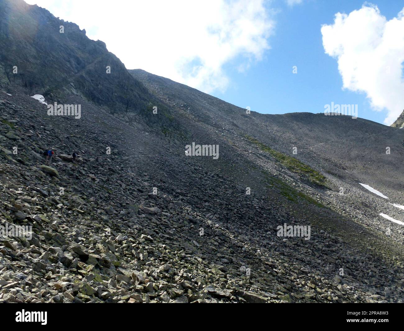 Stubai high-altitude hiking trail, lap 3 in Tyrol, Austria Stock Photo ...