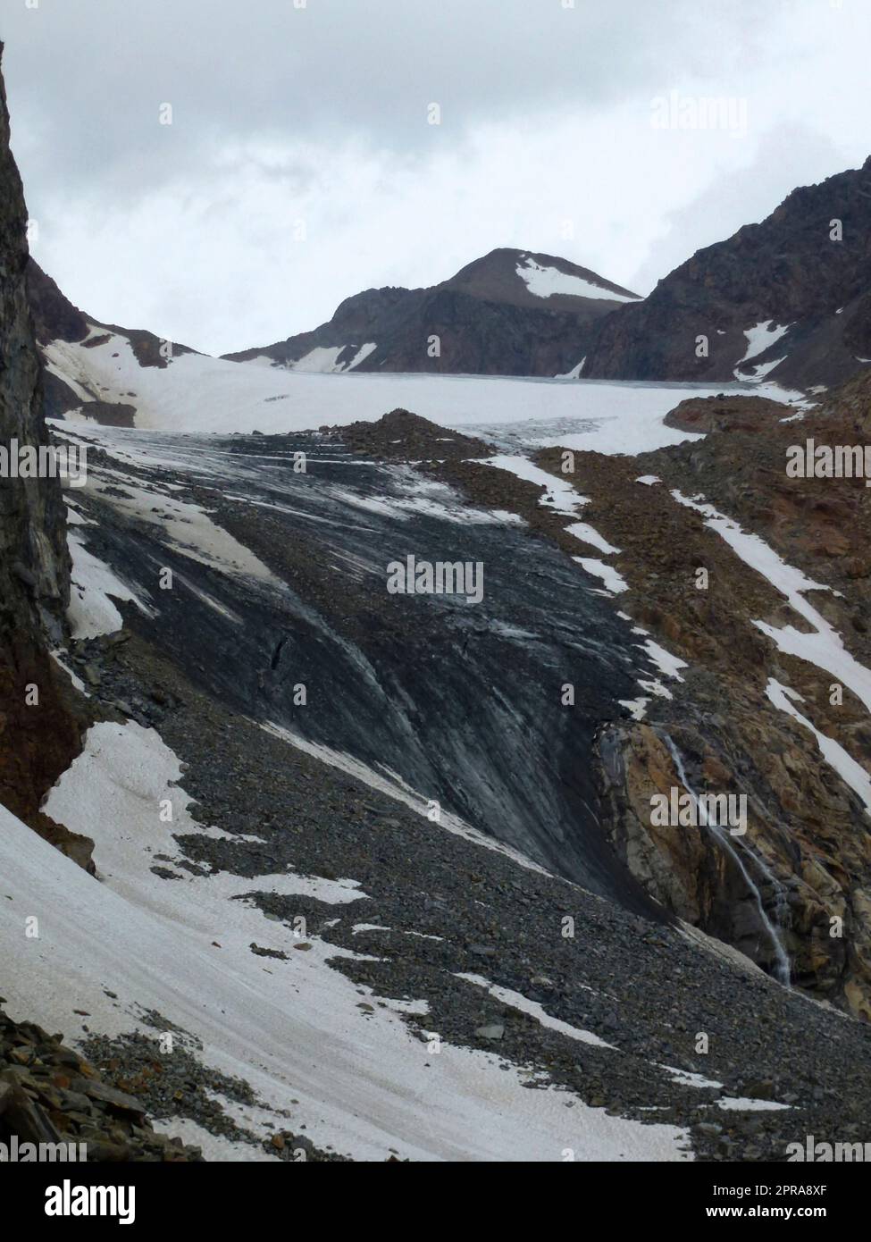Stubai high-altitude hiking trail, lap 4 in Tyrol, Austria Stock Photo ...