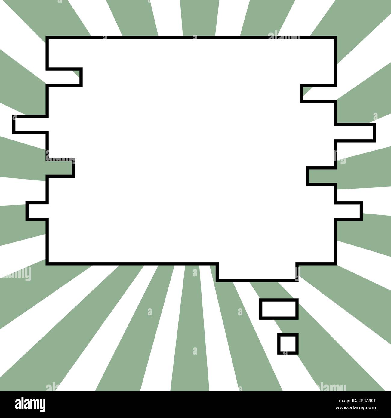 Comics Design Frames. Beautiful Photo Frame Set With Boom Bubbles For ...