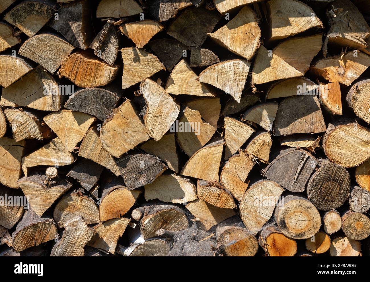 Oak logs sawn firewood hi-res stock photography and images - Alamy