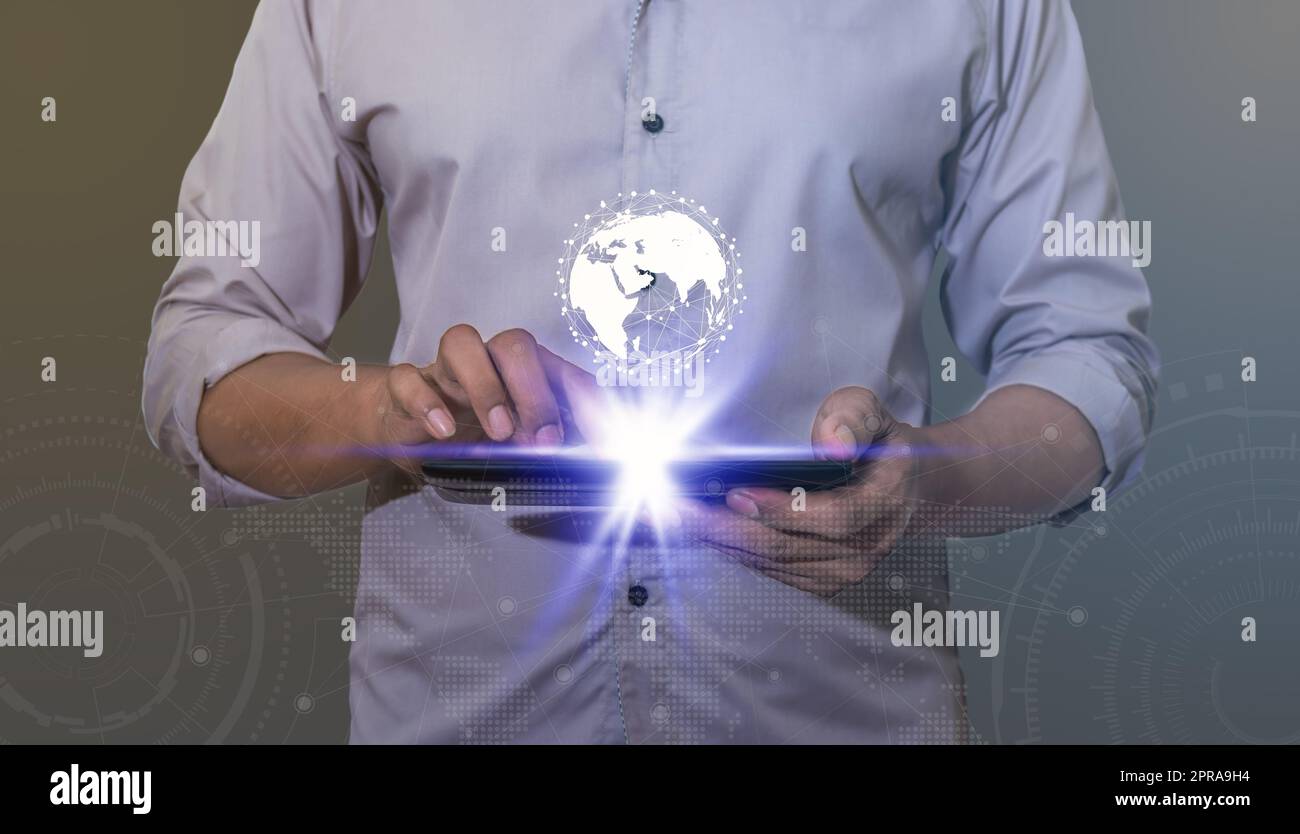 Age of technology People's, Use of technology in the modern era Stock ...